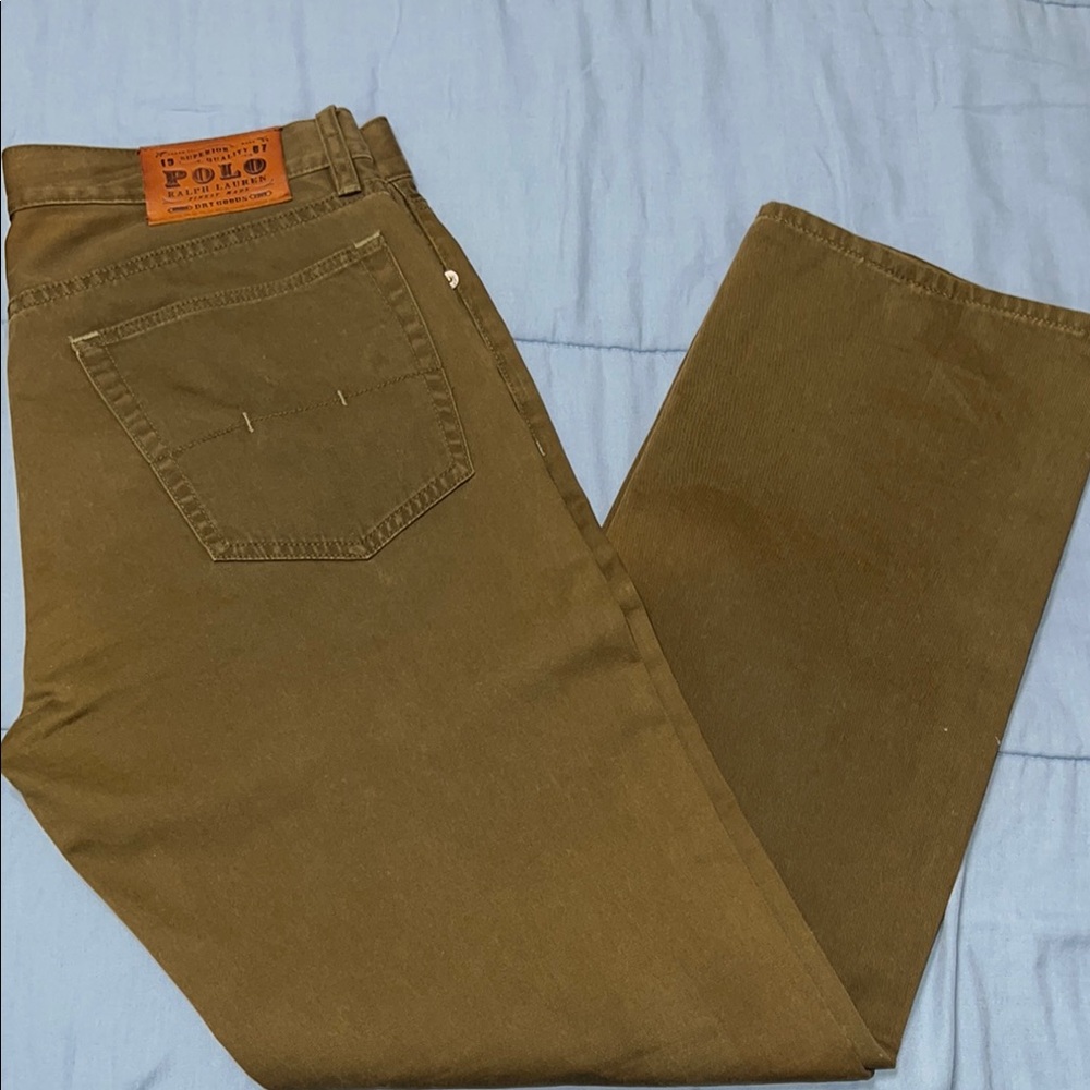 Polo Ralph Lauren Olive Green Jeans - Gem